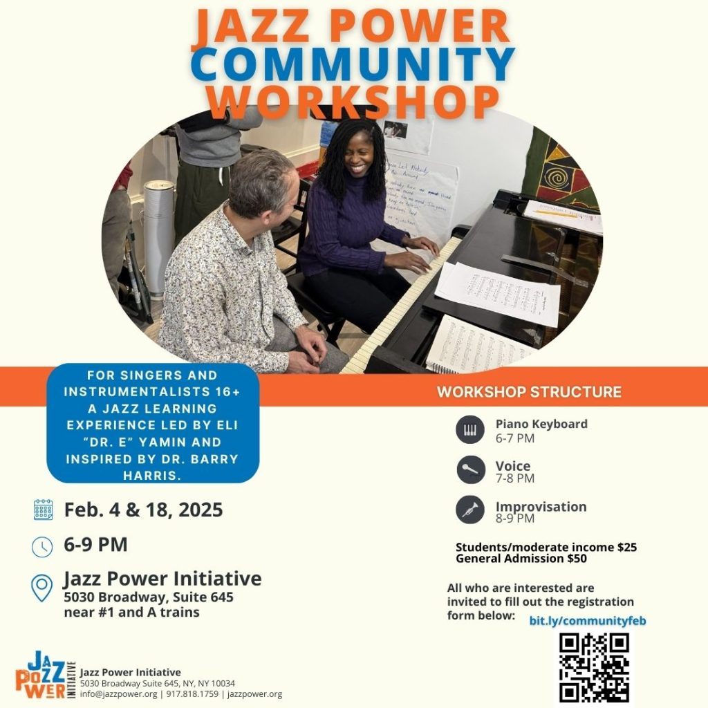 Community Workshop – Jazz Power